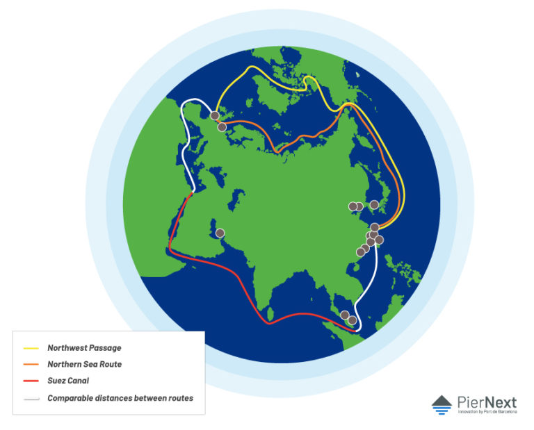 New Arctic routes: breaking the ice of North Pole shipping - PierNext